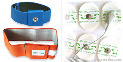 Bracelets et Patchs Earthing